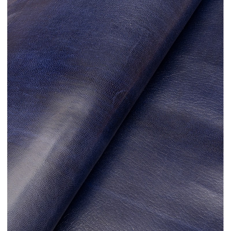 Piel de cabra azul
